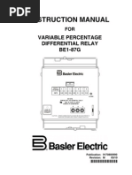 Basler BE1-87B Manual | PDF | Transformer | Relay
