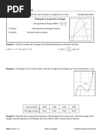 Notes Key Topic 1.1 Change in Tandem 2024 | PDF | Function (Mathematics ...