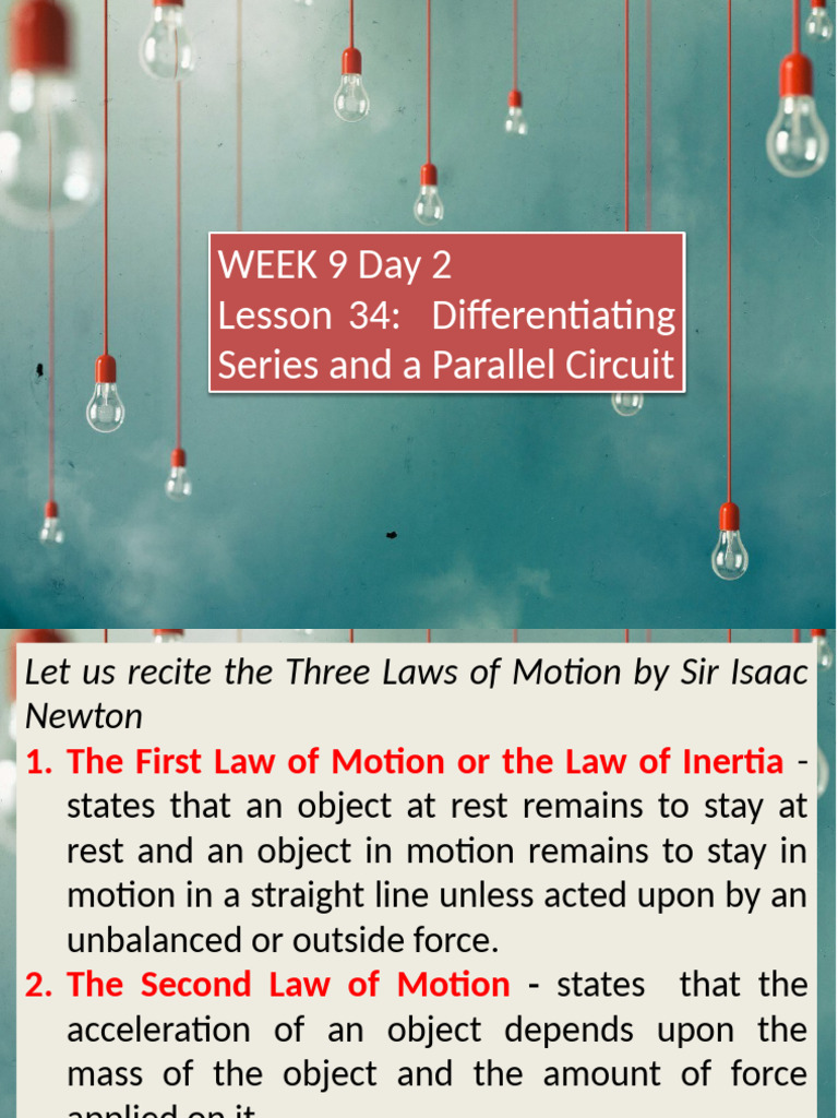 SCIENCE Q3 WK 9 Day 2 Differentiating Series and A Parallel Circuit | PDF | Series And Parallel ...
