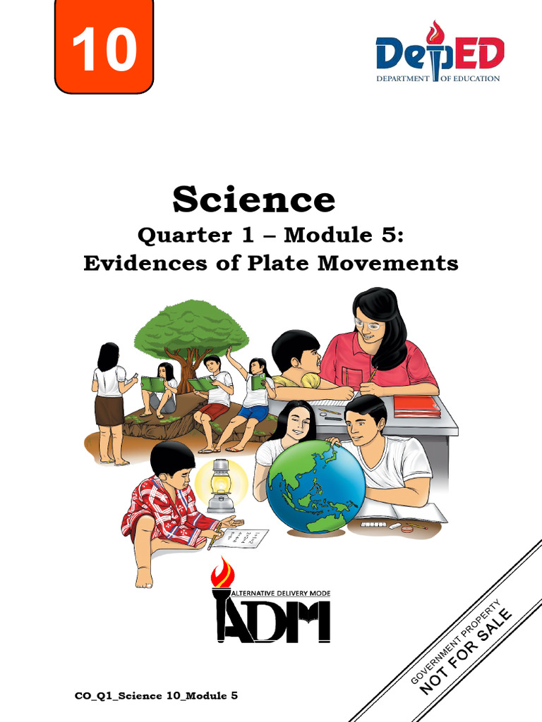 Science10 Q1 Mod5 Lesson1-3 Week8 | PDF | Plate Tectonics | Continent