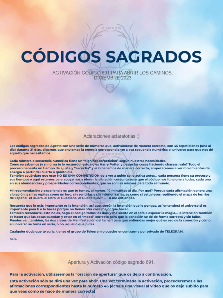 Códigos Sagrados | PDF