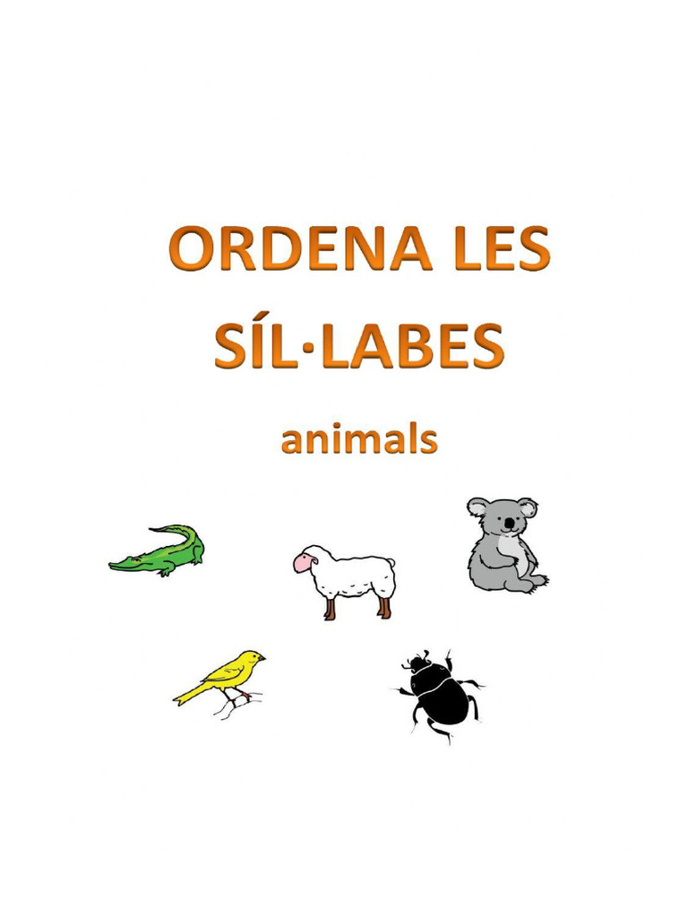Animals Síl Labes | PDF