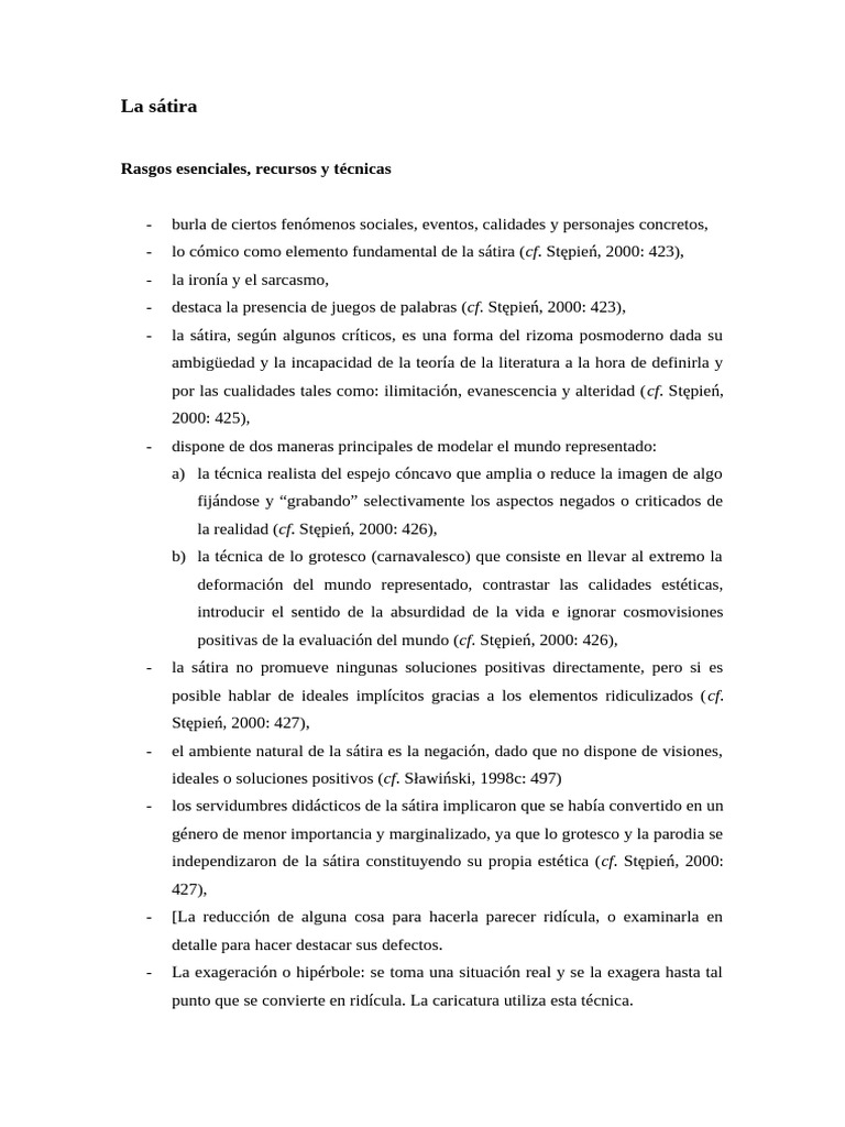 Sátira | PDF | Sátira | Parodia