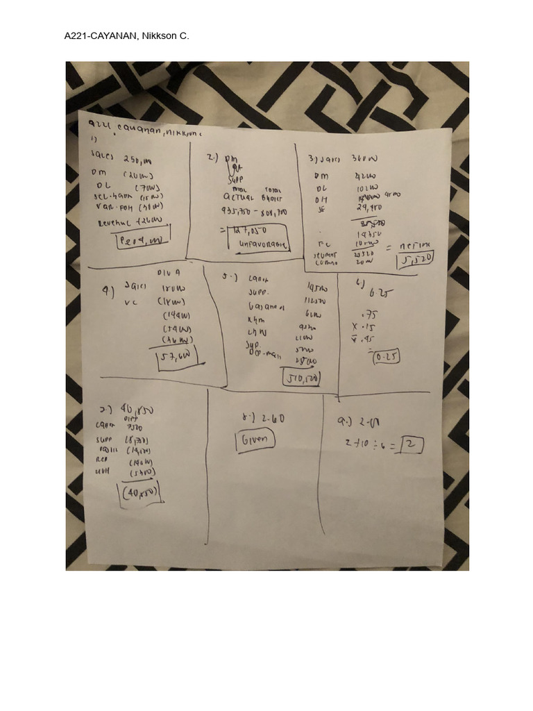 Midterm Quiz Solution | PDF