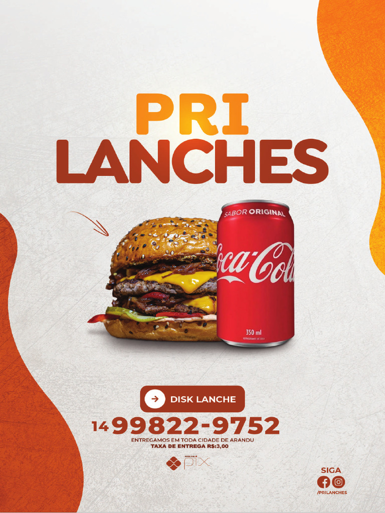 CARDÁPIO - PRI LANCHES-1 | PDF
