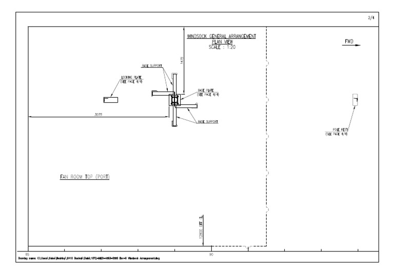 1072 MI20 4563 0550 Rev 0 Windsock Arrangement #1 | PDF