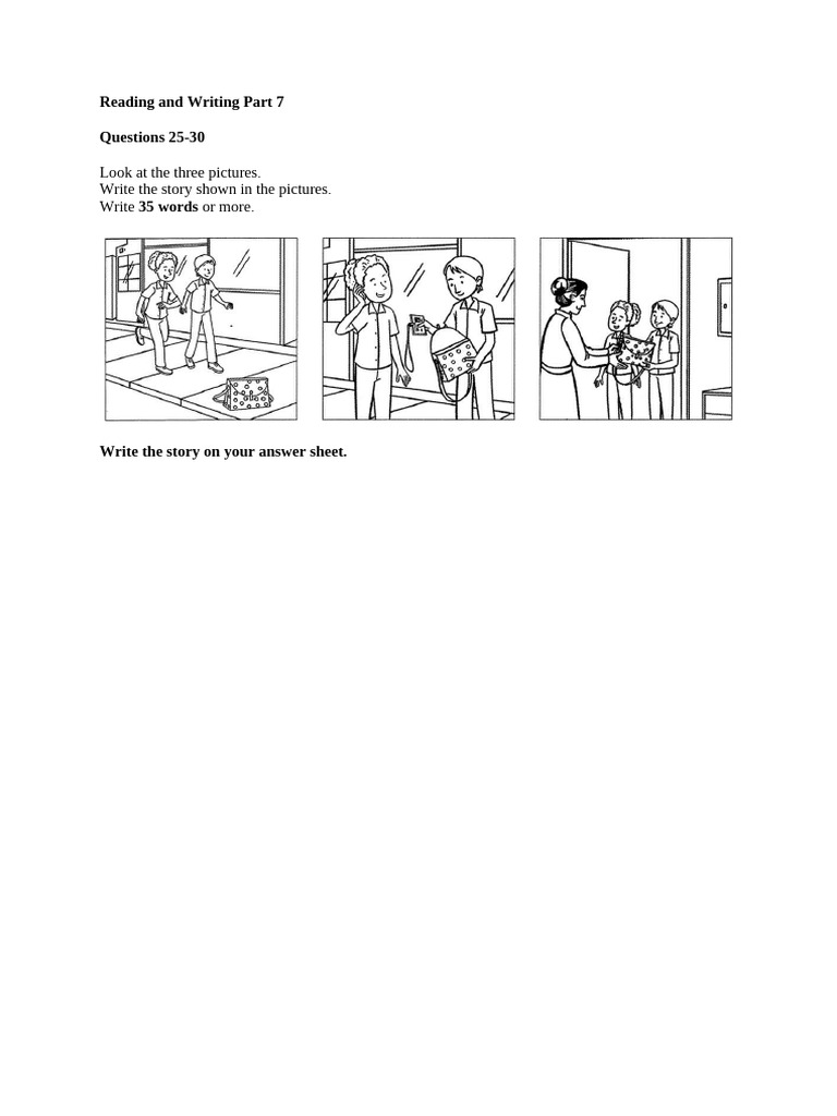 K - PART 7 - Story With Pictures - IV | PDF
