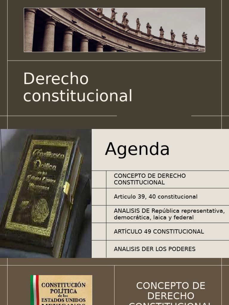 Conceptos Clave del Derecho Constitucional | PDF | Constitución ...