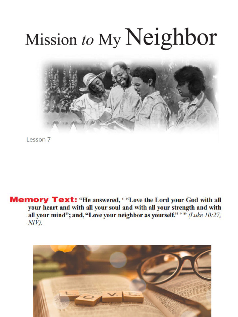 Who is my neighbor | PDF | Jesus | Saint Peter
