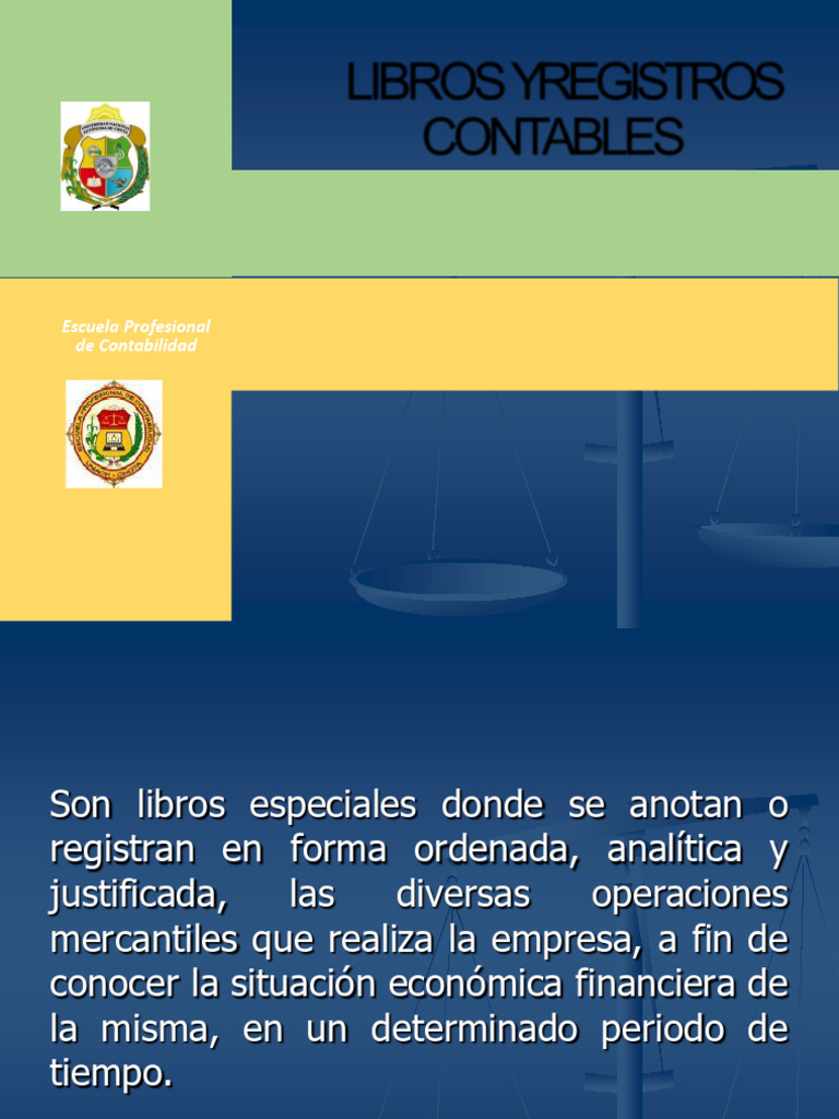 Libros y Registros Contables Esenciales | PDF | Contabilidad