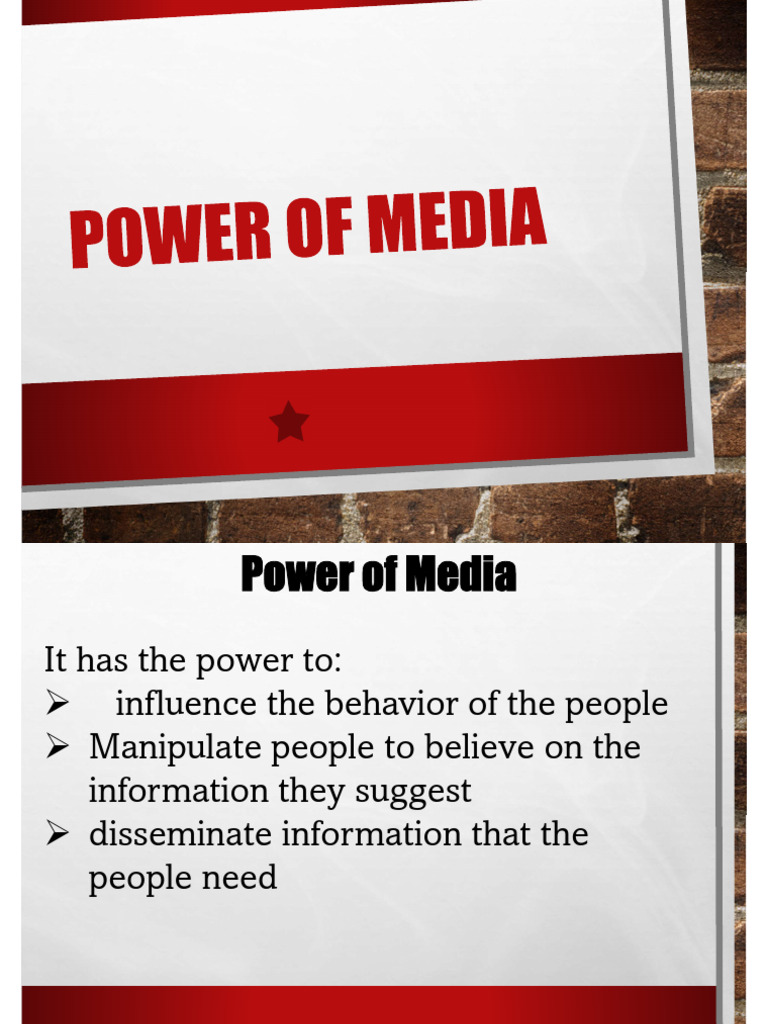Understanding Media's Influence and Impact | PDF