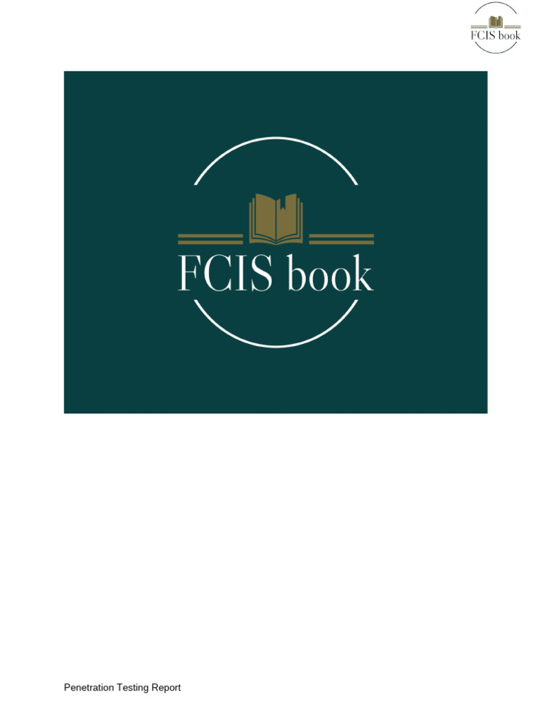 FCIS Book Testing Report | PDF | Vulnerability (Computing ...