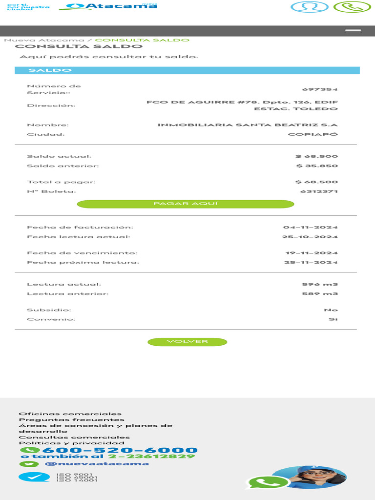 Consulta Saldo | PDF