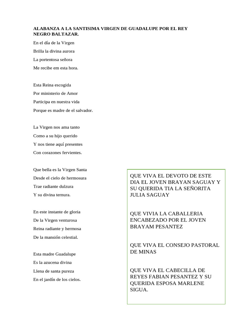 Rey Negro Baltazar | PDF | María, madre de Jesús