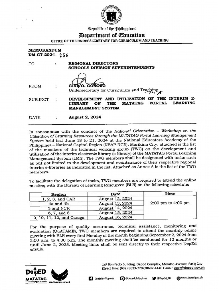Lms Deped Portal