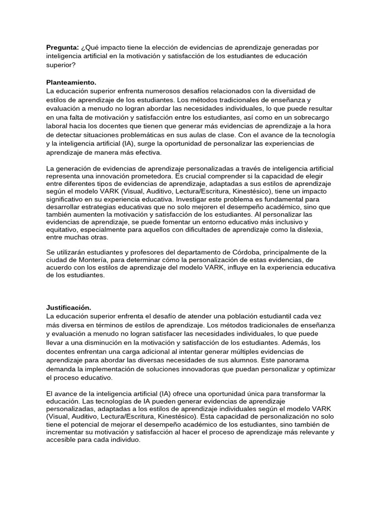 Proyecto Ia | PDF | Inteligencia artificial | Inteligencia (IA) y semántica