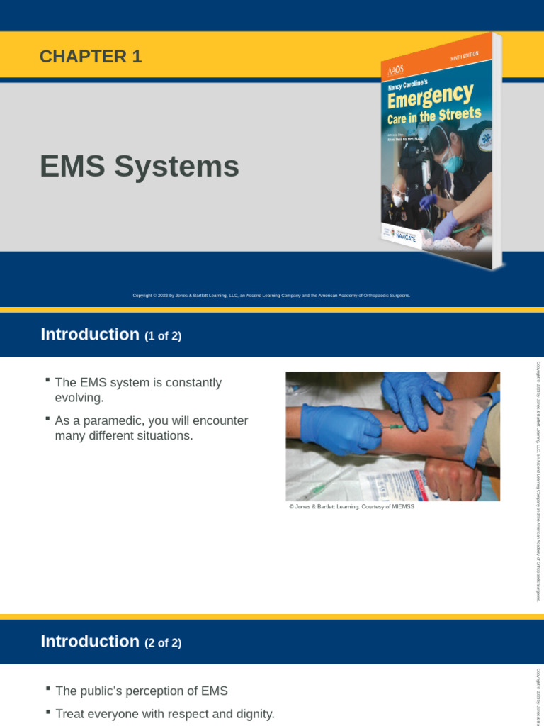 Ch. 1 - EMS Systems | PDF | Emergency Medical Services | Emergency ...
