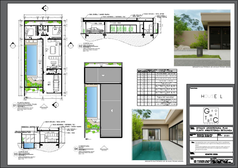 A1 HOUSE L ARCHITECTURAL PLAN - PLANTA ARQUITETÔNICA HOUSE L -Layout1 | PDF