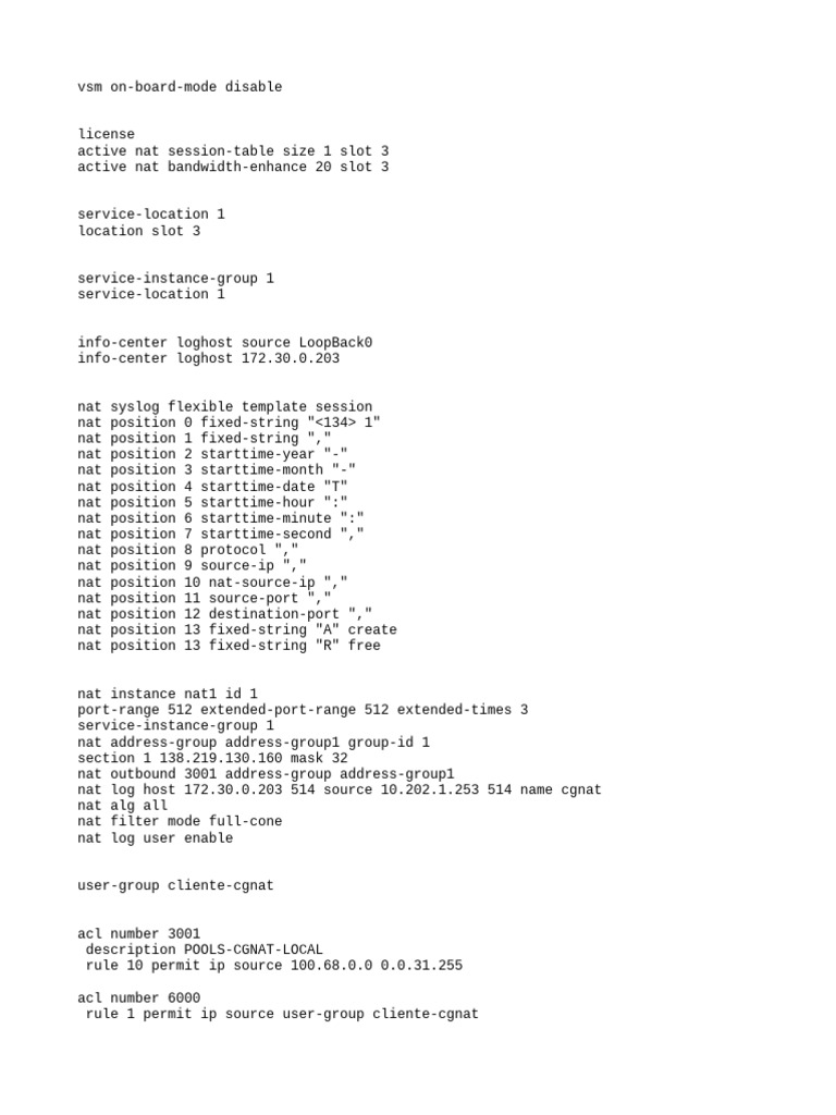 Cgnat Bpa - Huawei Vsup | PDF