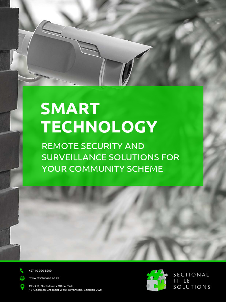 STS Smart Technology Remote Security and Surveillance Solutions ...