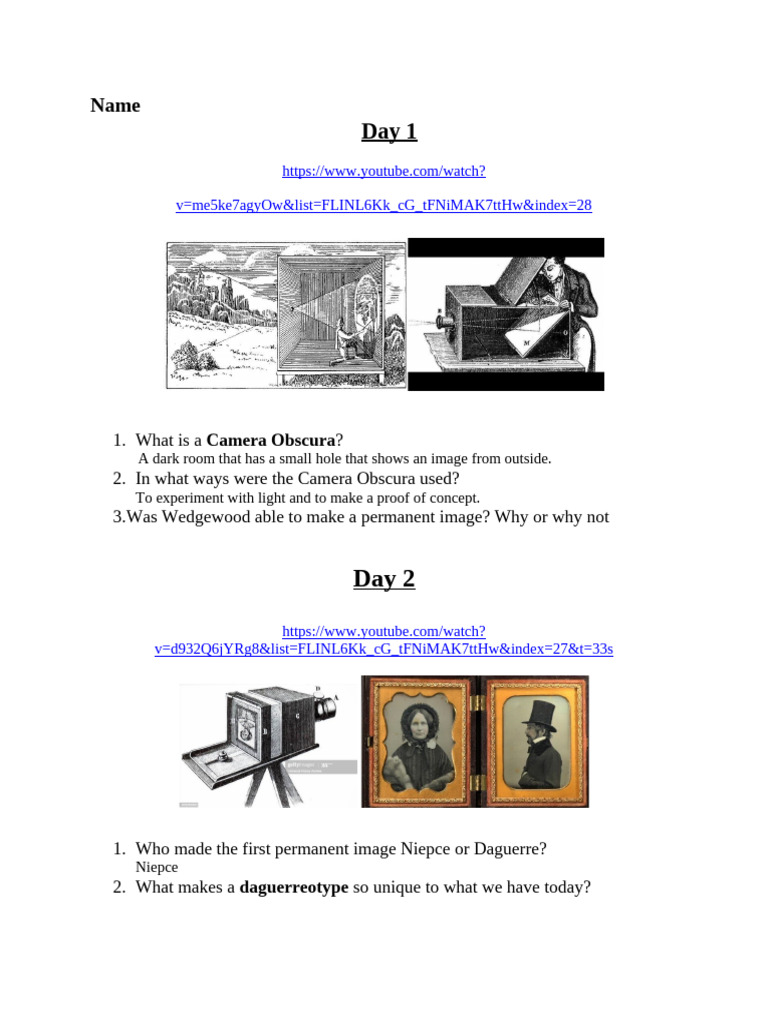 History of Photography 1-12 | PDF | Camera | Photograph