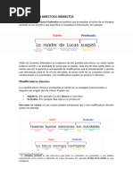 Ejemplos de Oraciones con Modificador Indirecto | PDF | Oración ...