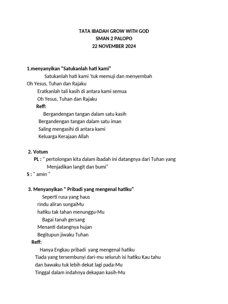 TATA IBADAH GRO-WPS Office | PDF