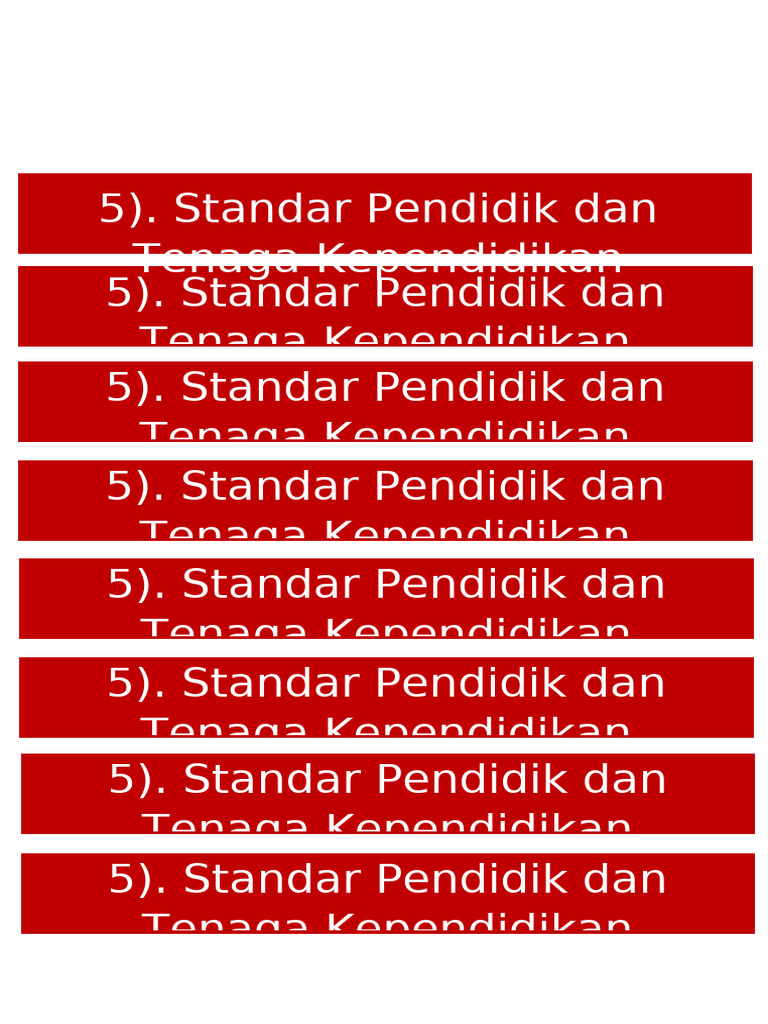 Standar Pendidik Dan Tenaga Kependidikan Pdf