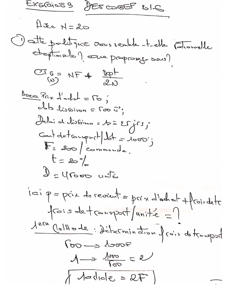 6-Corrigé EXO 3 Deso 2016 | PDF