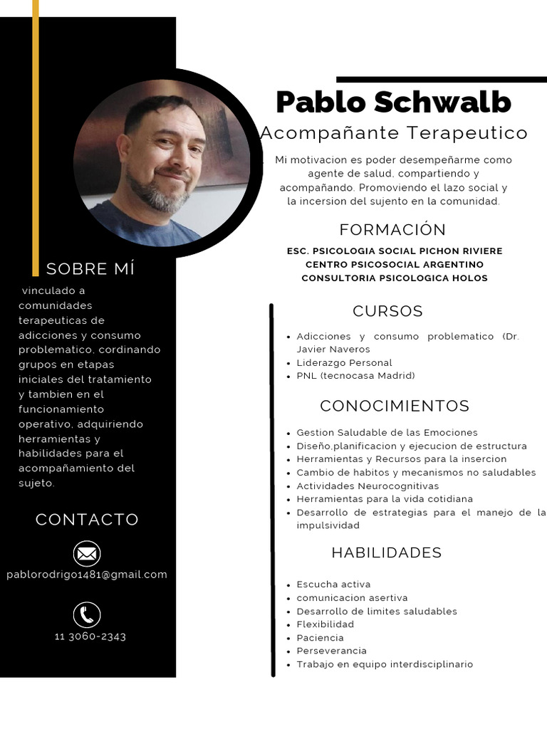 Currículum Vitae Pablo Schwalb - 240817 - 204504 | PDF