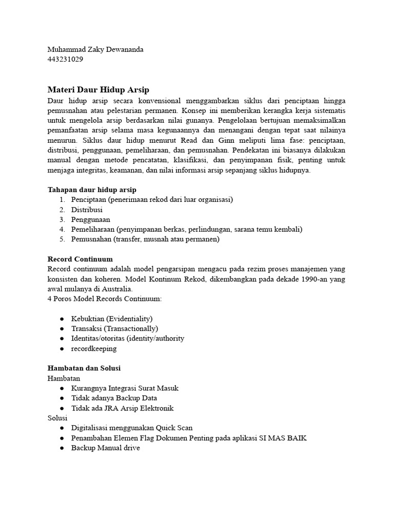 Muhammad Zaky D Resume | PDF