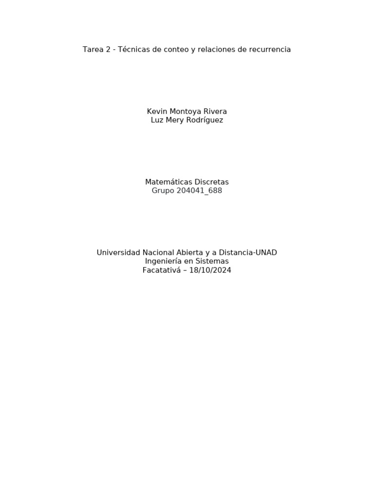 Tarea2 688 Kevin Montoya Rivera.2 | PDF