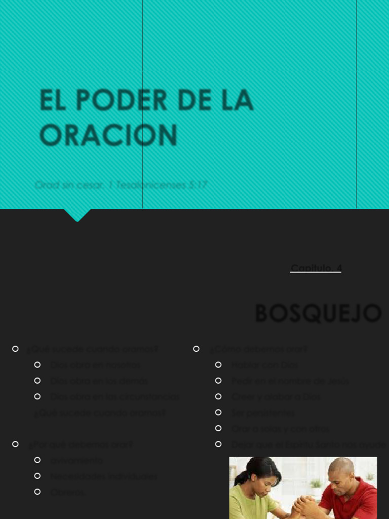 El Poder de La Oracion | PDF | Oración | Fe