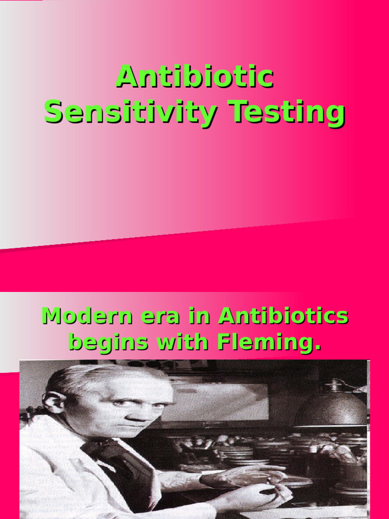 Sensitive Antibiotics Testing | PDF | Antimicrobial Resistance | Health ...