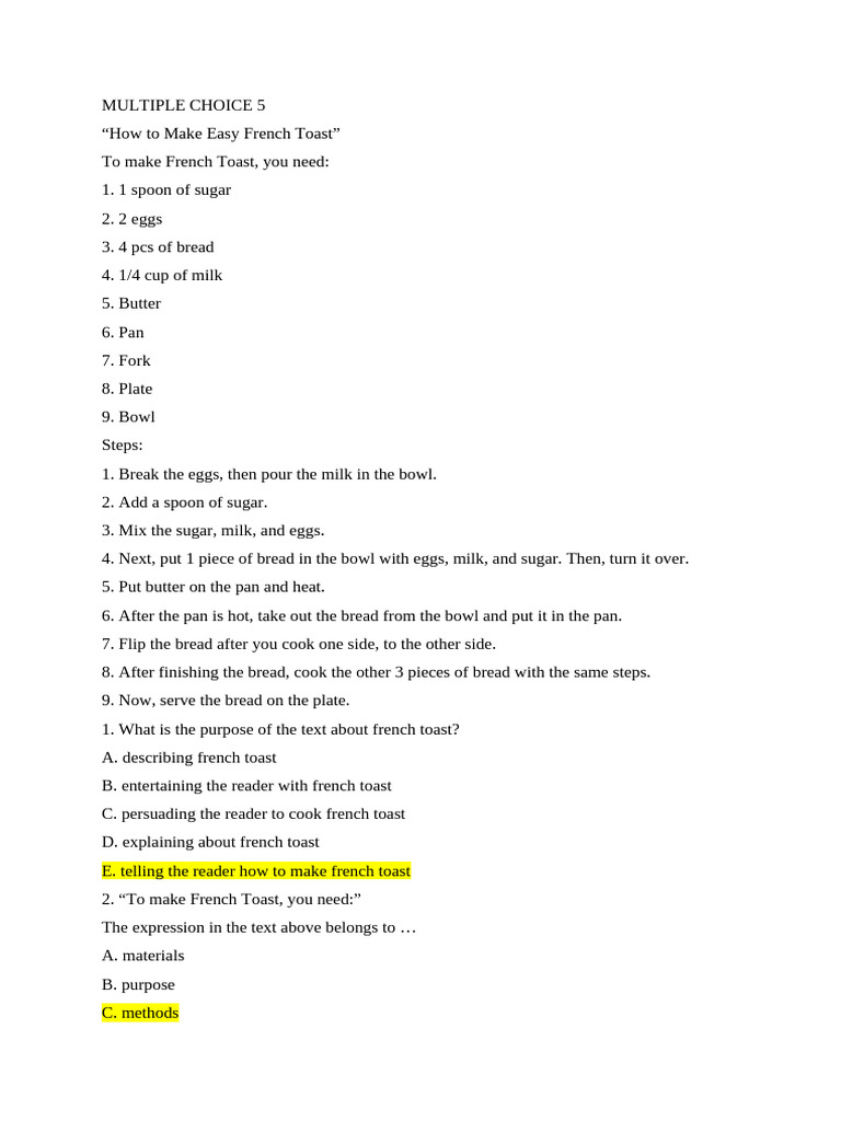 Radit Bhs Inggris Kis Kisi | PDF | Cakes | Cheesecake