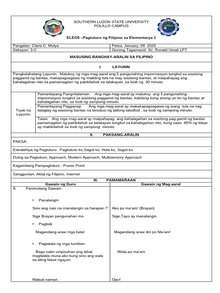 MASUSING-BANGHAY-ARALIN-SA-FILIPINO (7) | PDF