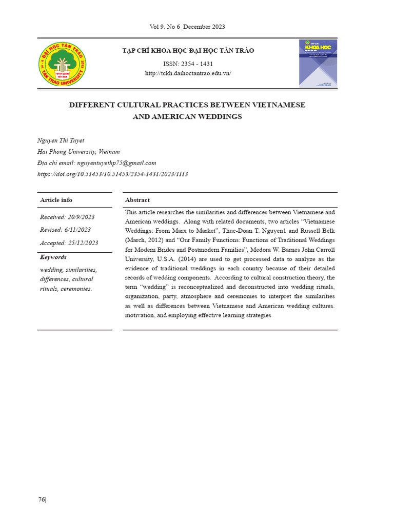 1113-Article Text-4442-1-10-20240415 | PDF | Wedding