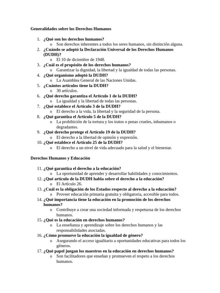 Guía de Derechos Humanos Básicos | PDF | Derechos humanos | Discriminación