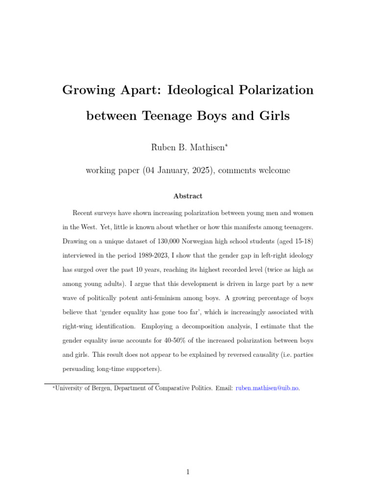 Gender Divide v4 | PDF | Dependent And Independent Variables | Linear ...