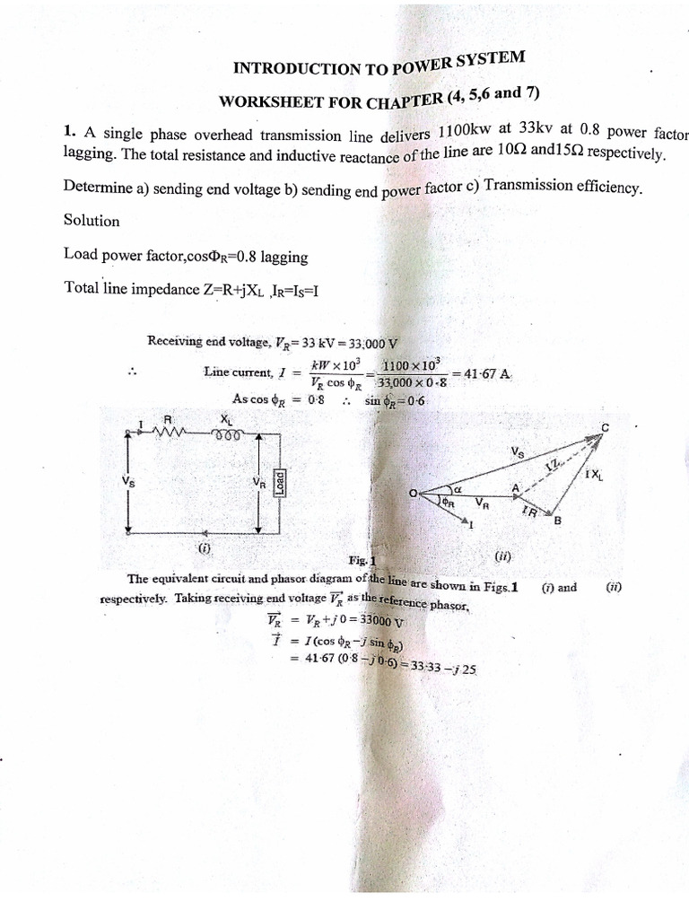 power worksheet | PDF