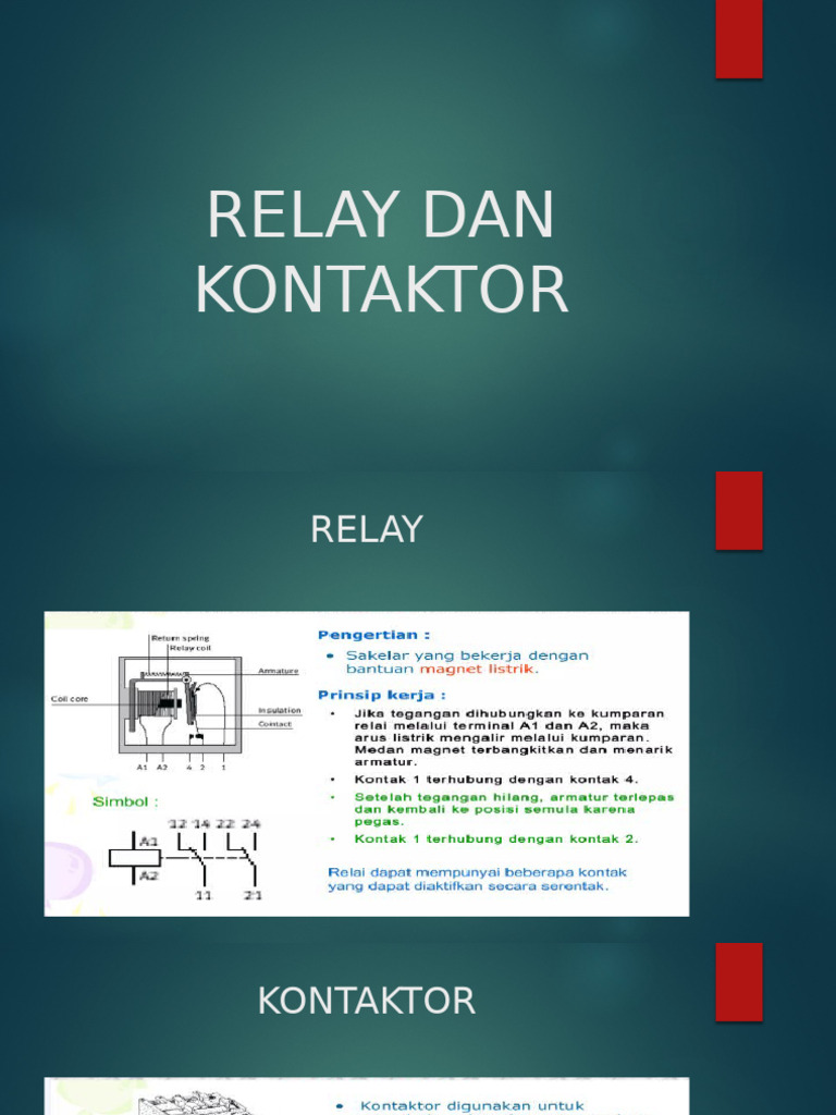 Relay Dan Kontaktor | PDF