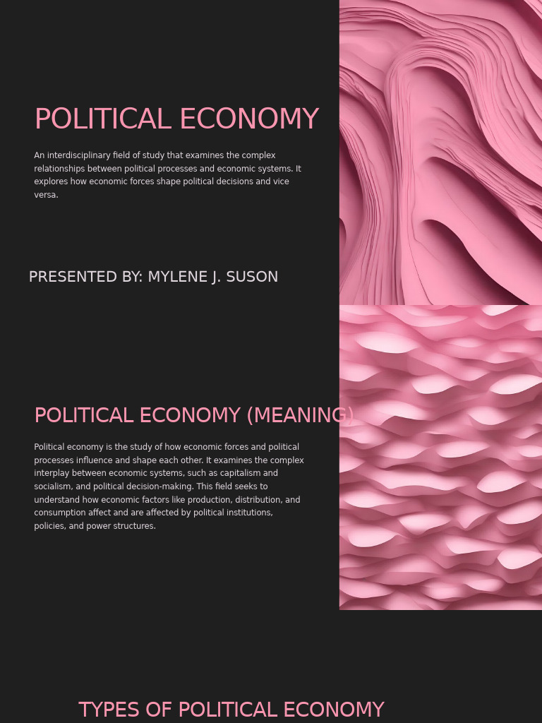 Political Economy | PDF | Political Economy | Economics