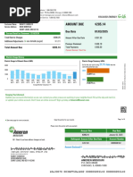 Sample SoCalGas Bill Template | PDF