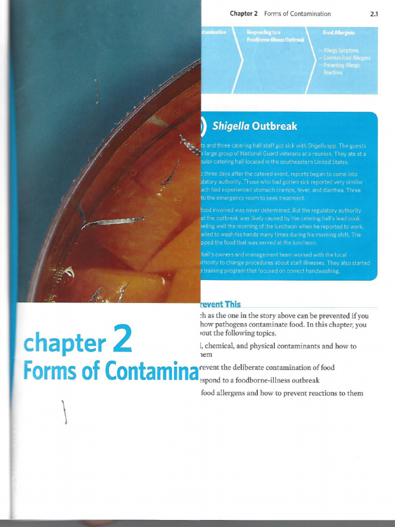 Chapter 2 ServSafe | PDF