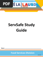 Servsafe 8E Chapter 1 | PDF