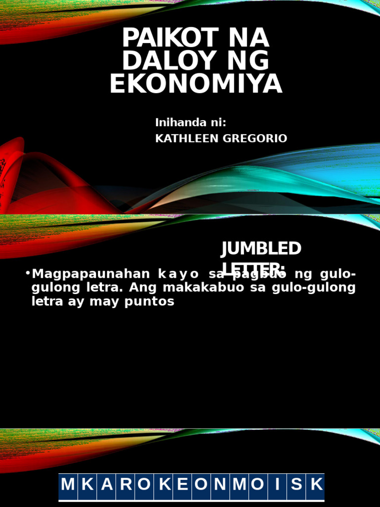 Paikot Na Daloy NG Ekonomiya | PDF