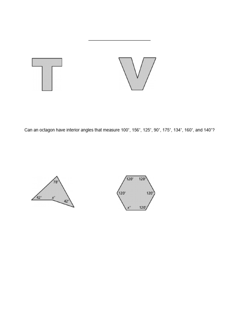 Day6.AnglesofPolygons.HW.WS RIDGEWOOD MATH | PDF