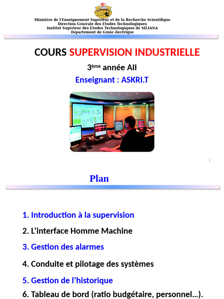 Supervision | PDF | Scada | Interaction humain-ordinateur