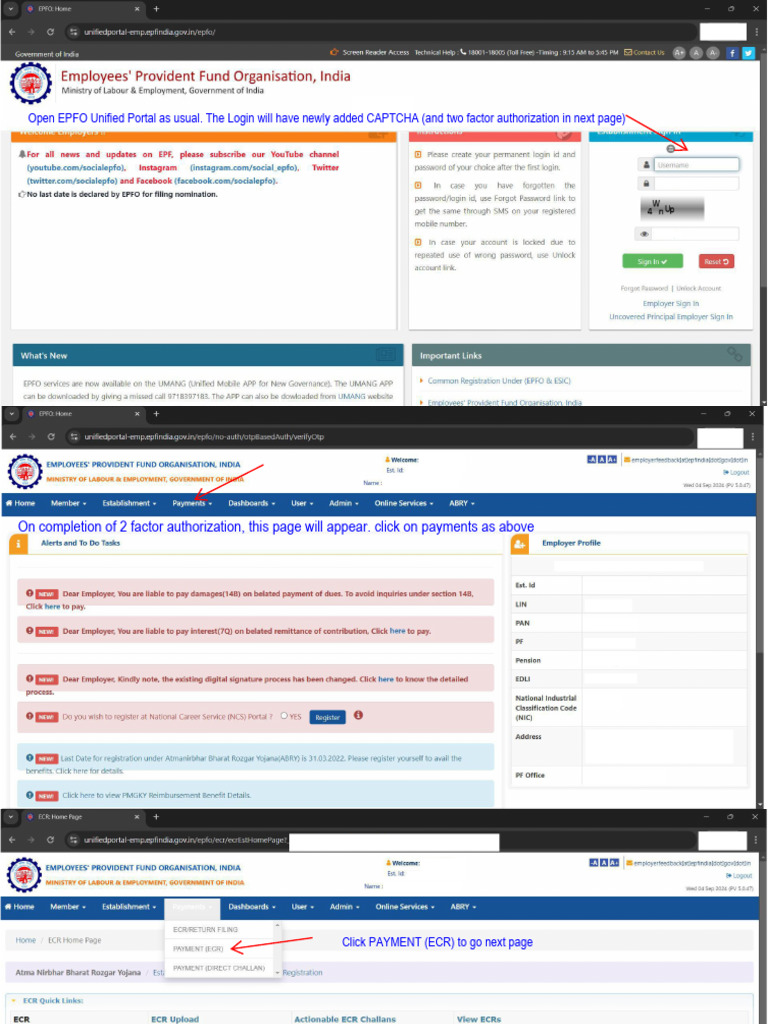 EPFO Portal File Handling Guide | PDF
