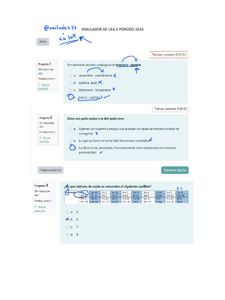 SIMULADOR de UEA II PERIODO 2024 Resuellto Por El Mejor Teacher | PDF